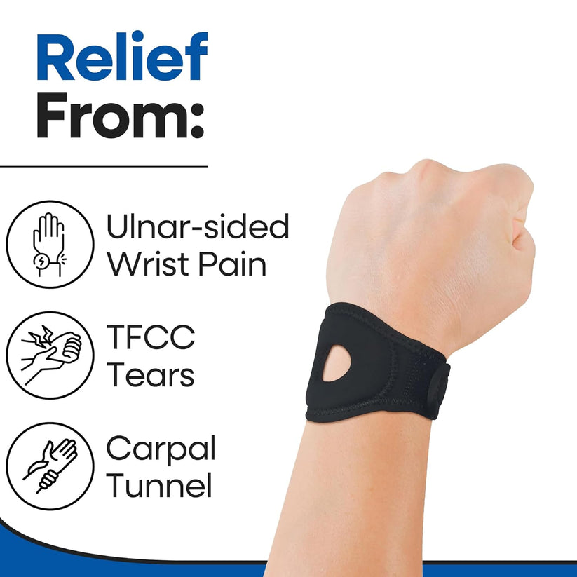 TFCC Wrist Wrap Compression Brace – Ulnar & Carpal Tunnel Support ...