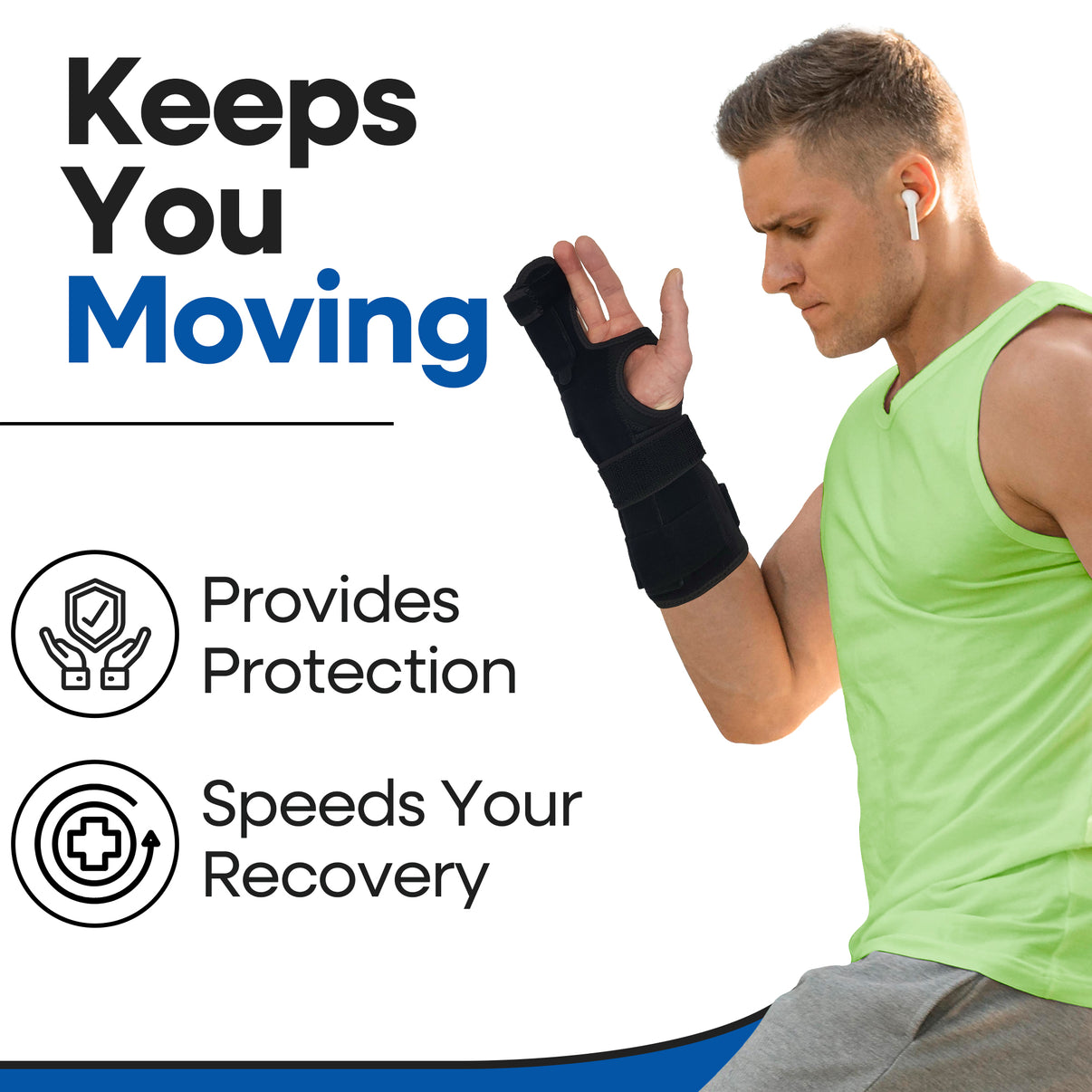 Pinky Finger Splint – Boxer Fracture Hand Brace for Broken Fingers ...