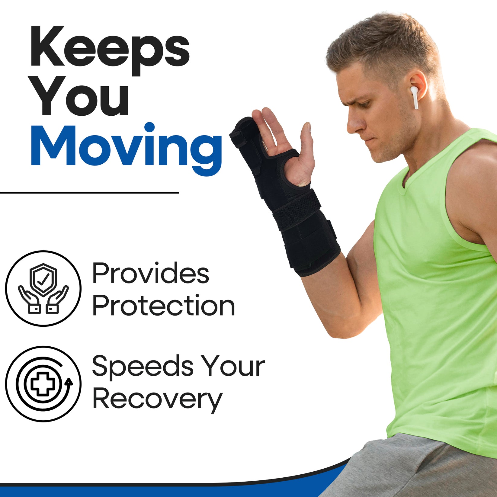Pinky Finger Splint – Boxer Fracture Hand Brace for Broken Fingers ...
