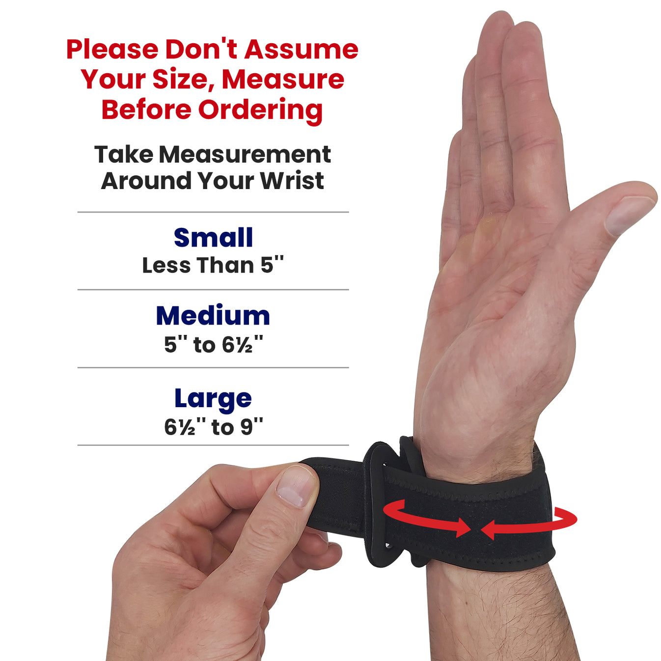 TFCC Wrist Wrap Compression Brace – Ulnar & Carpal Tunnel Support ...